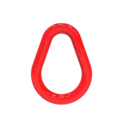 China Pear Shaped Ring SLR034 Forged Alloy Steel G80 Chain EN818-2 WLL 1.6T to 159.2T for sale