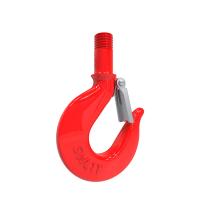 China SLR047 Shank Hook Forged Alloy Steel 0.25T to 2T WLL G80 Chain Sling Hook for sale
