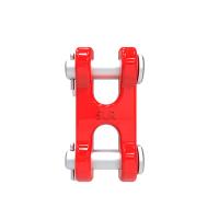 China SLRO48 Alloy Steel Twin Clevis Link 2.1T WLL Forged Quenched and Tempered for sale