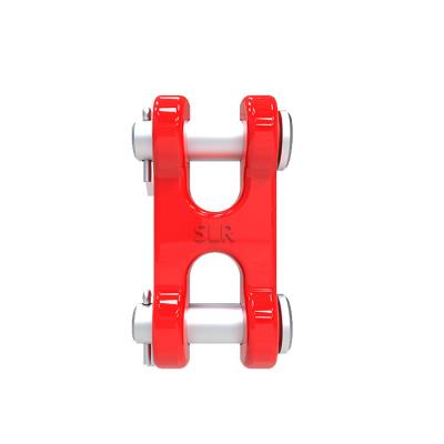 China SLRO48 Alloy Steel Twin Clevis Link 2.1T WLL Forged Quenched and Tempered for sale