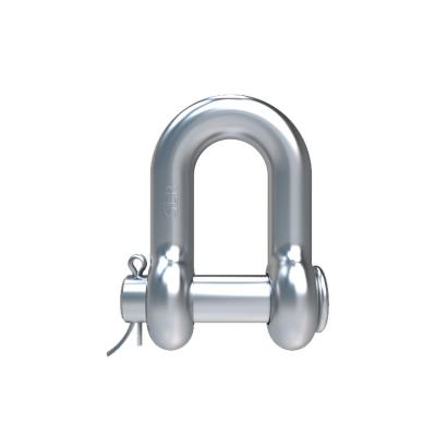 China SLR122 Round Pin Dee Shackles - Alloy Steel Forged Lifting Shackles with 0.5-35 Ton WLL Capacity EN818-2 Certified for sale