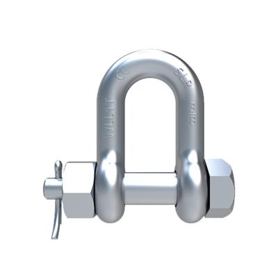 China SLR970-S6 Bolt Type Chain Shackle - Quenched & Tempered Alloy Steel, 0.75-35T WLL, EN818-2 Compliant for sale
