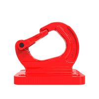 China SLR884 Weld On Hook with Base 2t WLL Forged Alloy Steel Lifting Hook for sale