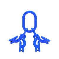 China SLR1068-G100 Master Link Assembly with Grab Hook - G80 Chain Compatible, 3-21.2 Ton WLL, EN818-2 Certified for sale