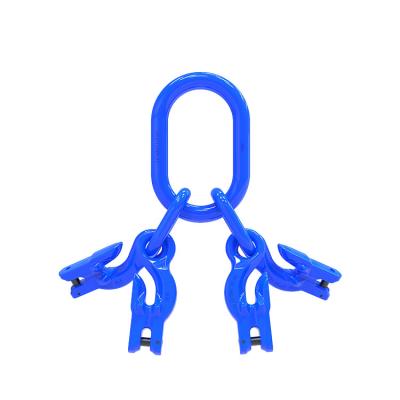 China SLR1068-G100 Master Link Assembly with Grab Hook - G80 Chain Compatible, 3-21.2 Ton WLL, EN818-2 Certified for sale