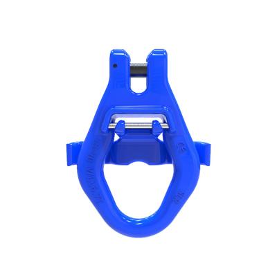 China SLR1066-G100 Clevis Master Link with Latch Bolt - 6.7T WLL, 26.8T Breaking Load for G80 Chain & Web Slings for sale