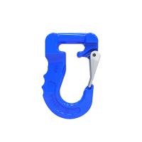 China SLR1055 G100 Webbing Sling Hook 1-6 Ton Capacity Forged Alloy Steel EN818-2 Compliant for sale