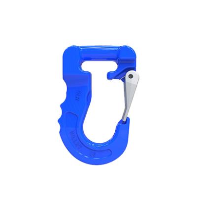 China SLR1055 G100 Webbing Sling Hook 1-6 Ton Capacity Forged Alloy Steel EN818-2 Compliant for sale