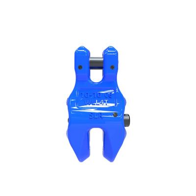 China Super Alloy Steel Clevis Clutch with Pin G100 1.4 to 10 Ton WLL for sale