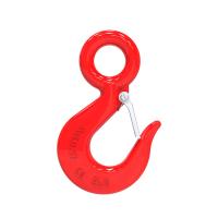 China SLR130 Eye Hook Forged Alloy Steel 2.5T WLL Lifting Rigging Hook for sale