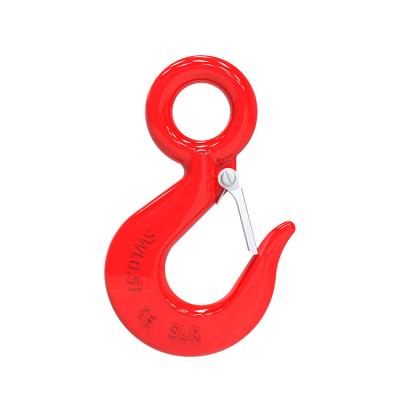 China SLR130 Eye Hook Forged Alloy Steel 2.5T WLL Lifting Rigging Hook for sale