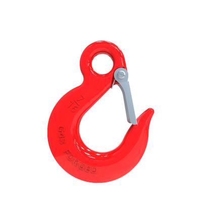 China SLR128-EYE Slip Hook Forged Alloy Steel 0.22-2.62kg Weight Range 1950-19250 lbs WLL for sale