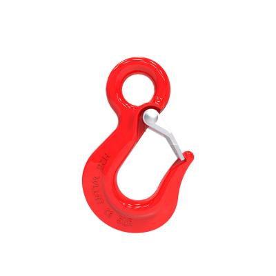 China SLR327-DIN7541 Forged Alloy Steel Eye Hook 0.5T to 4T WLL for G80 Chain for sale