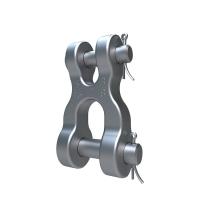 China Super Alloy Steel Double Clevis Link SLR356 for G80 Chain 2.5x WLL Proof Tested for sale
