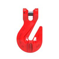 China G80 Clevis Grab Hook SLR086 Forged Alloy Steel 2.5x Proof Test 20000 Cycles Fatigue Tested for sale