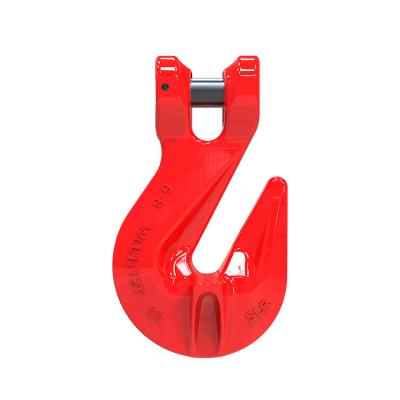 China G80 Clevis Grab Hook SLR086 Forged Alloy Steel 2.5x Proof Test 20000 Cycles Fatigue Tested for sale