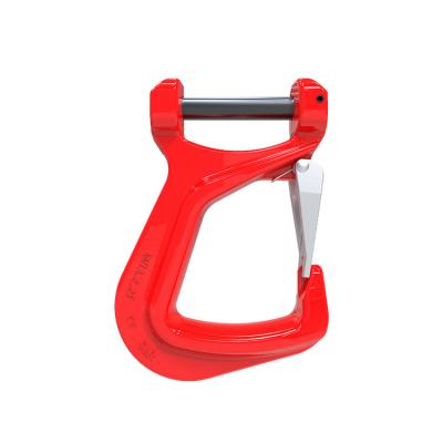 China Clevis Webbing Sling Hook SLR016-G80 2.2T WLL Forged Alloy Steel for sale