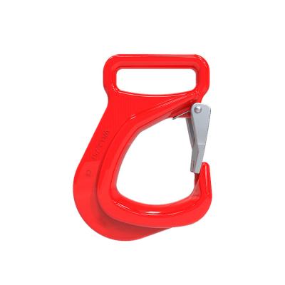 China SLR090-G80 Eye Webbing Sling Hook 2.75T WLL Forged Alloy Steel for sale