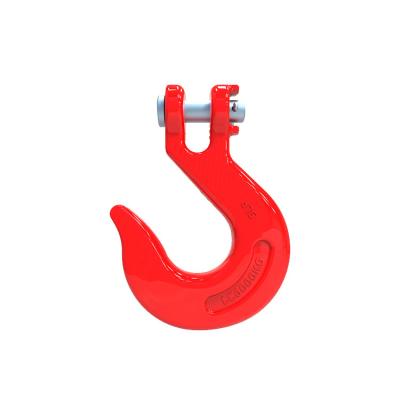 China SLR100-G70 Alloy Clevis Slip Hook with 2.3-9 Ton WLL for Web Slings and G80 Chain for sale