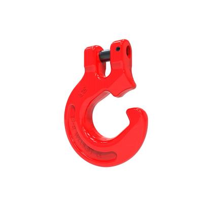 China SLR102-G80 Clevis Hook 1.12T WLL Forged Alloy Steel Lifting Hook for sale