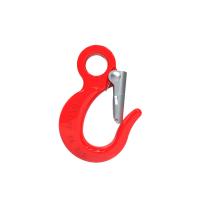 China SLR114 Alloy Steel Eye Hook with Latch 8.5T WLL 34T BL for Rigging for sale
