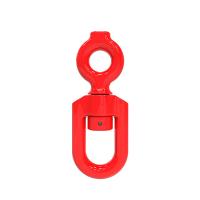 China SLR231 Welded Swivel Alloy Steel Rigging Hook 2.4T WLL 22mm D for sale
