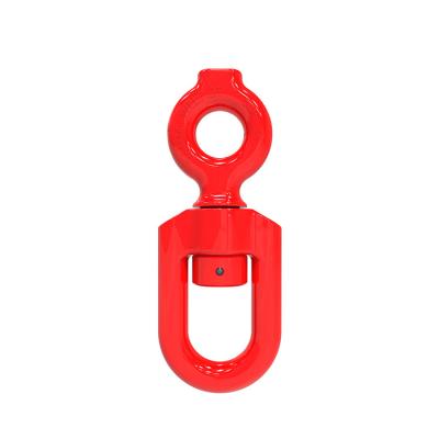 China SLR231 Welded Swivel Alloy Steel Rigging Hook 2.4T WLL 22mm D for sale