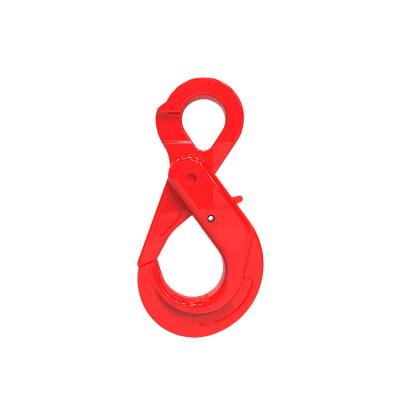 China Self Locking Eye Hook SLR289 Italy Type 2T WLL Forged Alloy Steel G80 Chain for sale