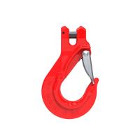 China SLR312 Horns Loading Hook Forged Alloy Steel G80 Chain 2.5T WLL 8mm for sale