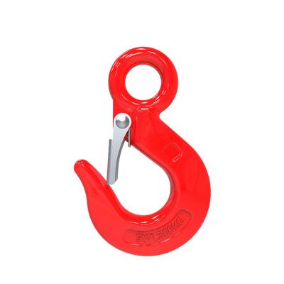 China SLR357 DIN Hook Forged Alloy Steel 0.25T to 0.5T WLL Lifting Hook for sale