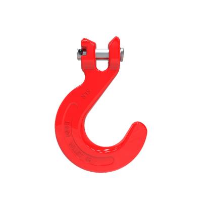 China SLR462 Tow Hook 5T WLL Forged Alloy Steel G80 Chain Lifting Hook for sale