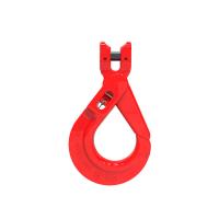 China Shenli SLR663-G80 Self Locking Hook 2T WLL Forged Alloy Steel Lifting Hook for sale