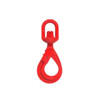 China SLR-767 G80 European Type Swivel Self Locking Hook - 1.4T to 19T WLL Capacity - EN818-2 Certified for sale