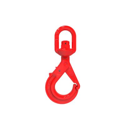 China Swivel Self-Locking Hook SLR772 2T WLL Forged Alloy Steel Lifting for sale