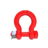 China SLR756-BOW Shackle - Super Alloy Steel Forged with 1.2-55 Ton WLL Range and EN818-2 G80 Chain Compatibility for sale