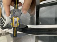 China Butyl Rubber adheive mastic tape for Cement Board and Colored Steel Tile for sale