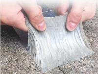 China Self Adhesive Aluminium Backing Butyl Rubber Tape For Construction Surface Waterproof for sale