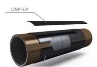 China 3LPP Heat Shrink Wrap Around Sleeve For Girth Weld Protection Of PP Pipelies for sale