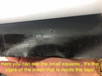 China Double adhesive Butyl Rubber Tape with fabric strengthen  for sealing for sale