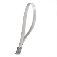 China Self Locking Zip Cable Ties 316 Stainless Steel 7.9mm Width 0.25mm Thickness for sale