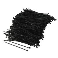 China UV Black Self Locking Cable Tie Electrical Nylon 66 10 Inch Zip Ties for sale