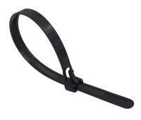 China 11.8 Inch White Releasable Cable Tie 200 X 8.0mm Reusable Nylon Cable Ties for sale