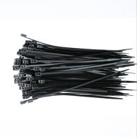 China 7.87 inch Self Locking Strong Nylon Cable Tie Double Buckle Plastic Tie Wraps for sale