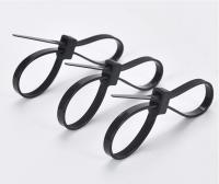 China 14.5 inch Strong Nylon Cable Tie Self Locking black Adjustable Cable Straps for sale