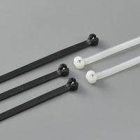 China 11.8 Inch Black Nylon Cable Tie Wrap With Stainless Steel Inlay Metal Insert for sale