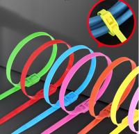 China 10x400mm Colorful Nylon Cable Tie Indoor Playground Nylon 66 Cable Tie for sale