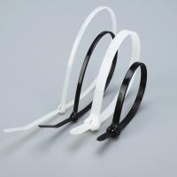 China 11.8 Inch Black Nylon Cable Tie Wrap With Stainless Steel Inlay Metal Insert for sale