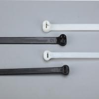 China 50 Lbs SS Barb Nylon Cable Tie Wrap 4.8x361mm Black Plastic Zip Ties 94V-2 for sale