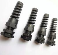 China IP68 Waterproof Electrical Gland Connectors Flex Spiral Cable Gland Strain Relief for sale