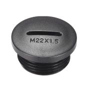 China Natural Nylon 6/6 Plastic Hole Plugs 3/8 In Clamp Band Cap Nylon Screw IP68 for sale